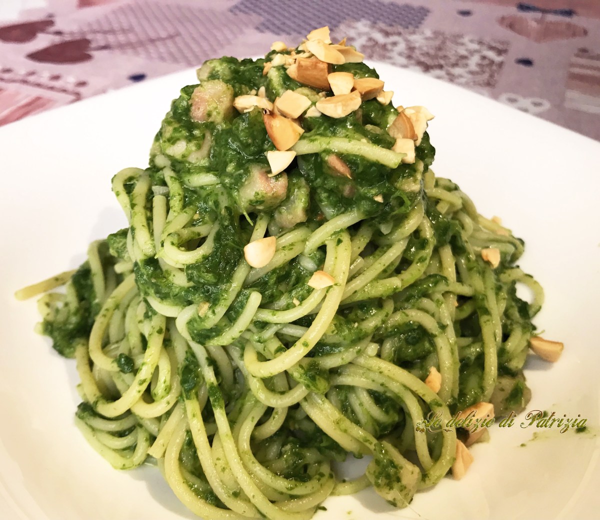 Spaghetti con pesto ai friarielli | Le delizie di Patrizia